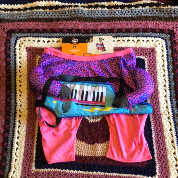 Hide and Eek | Dog | 8s Keyboard Guitarist Dog Halloween Costume Xl ...